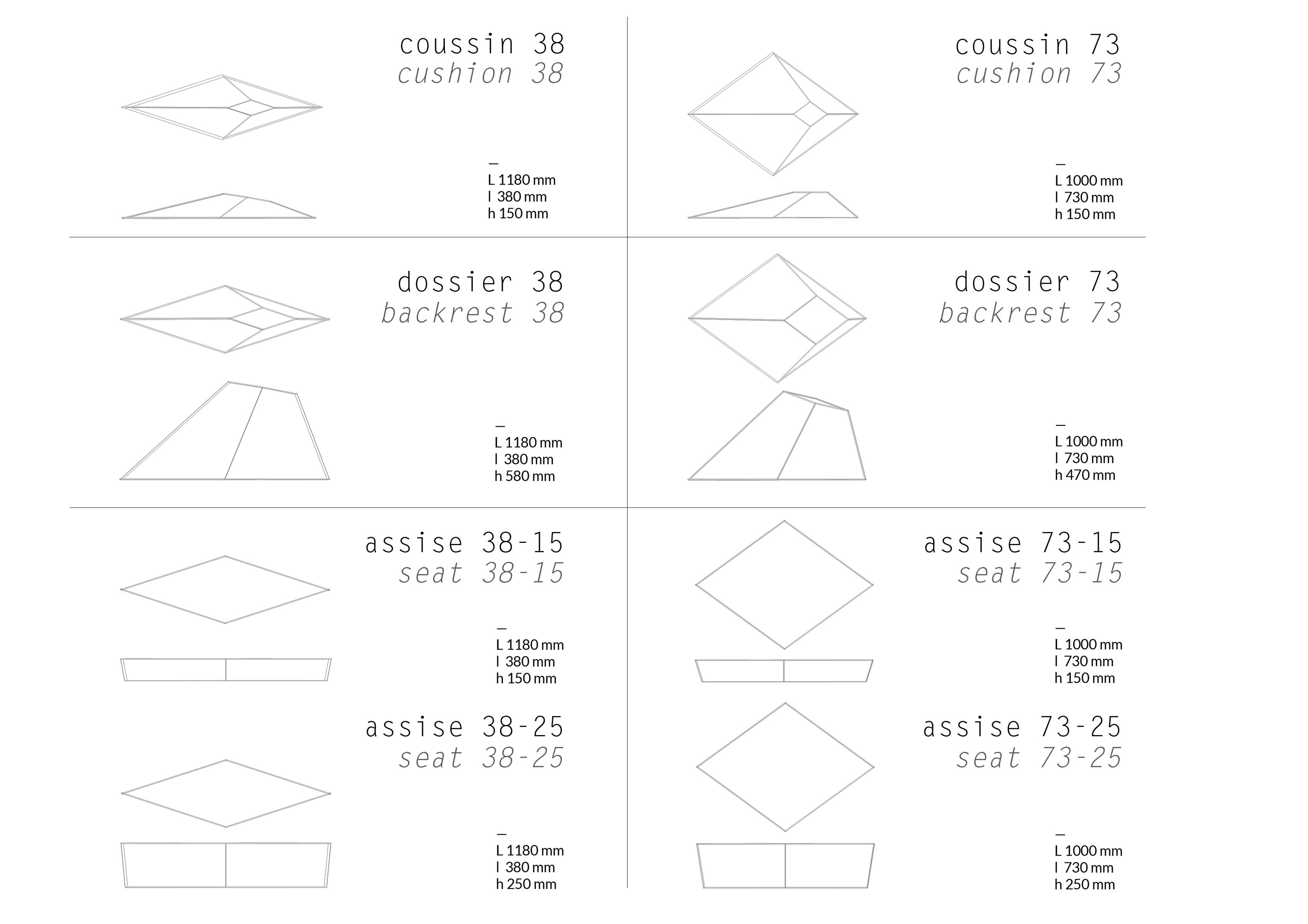 LES ANGLES | Acoustic wall panel By smarin design Stéphanie Marin