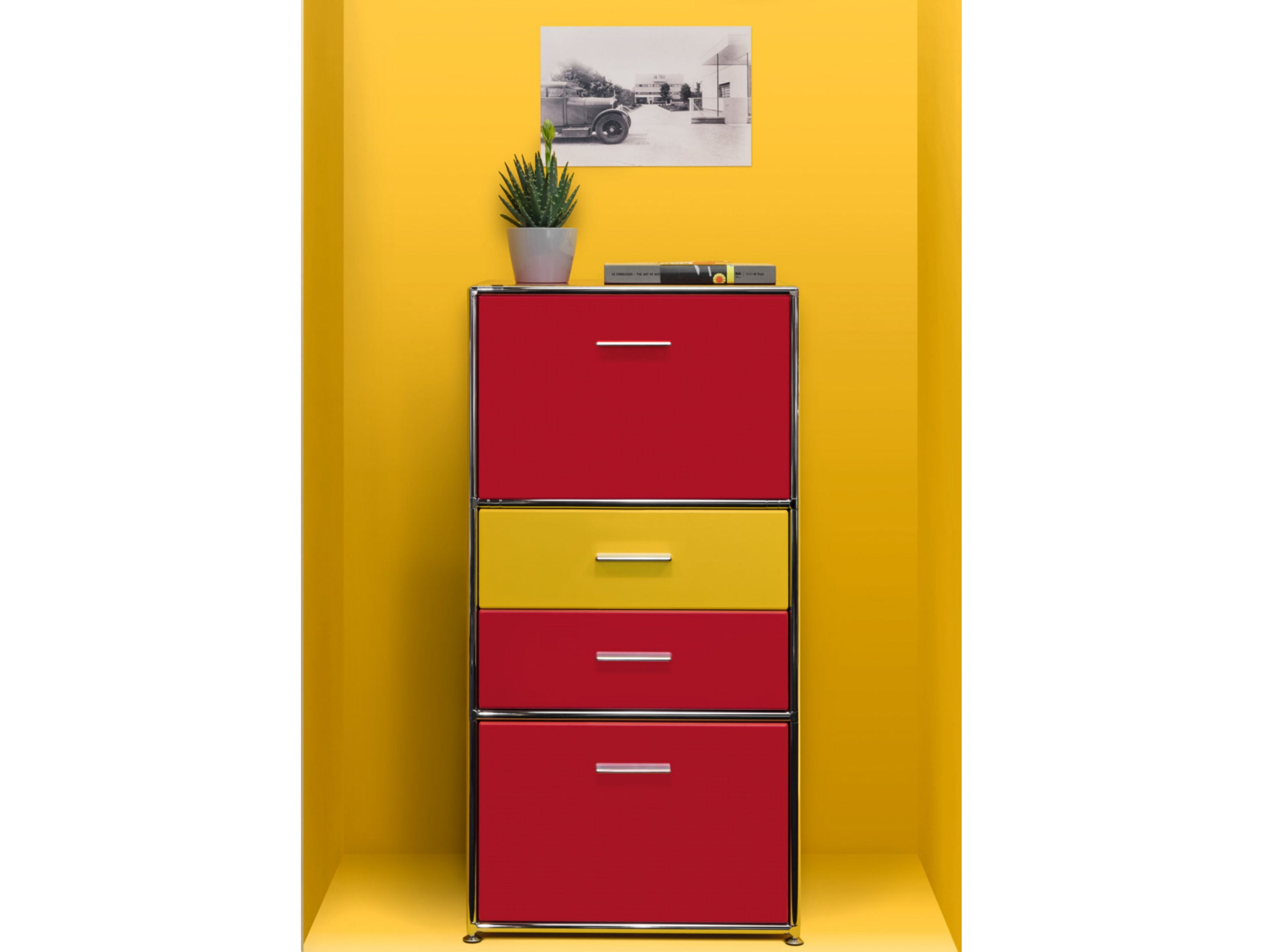 LES COULEURS LE CORBUSIER | Modular office drawer unit By Bosse