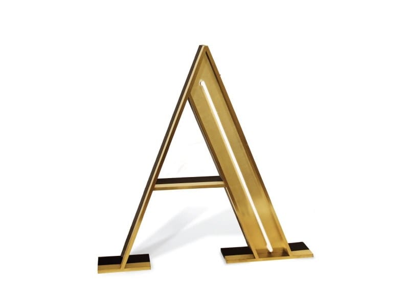 Light letter LETTER A By Delightfull