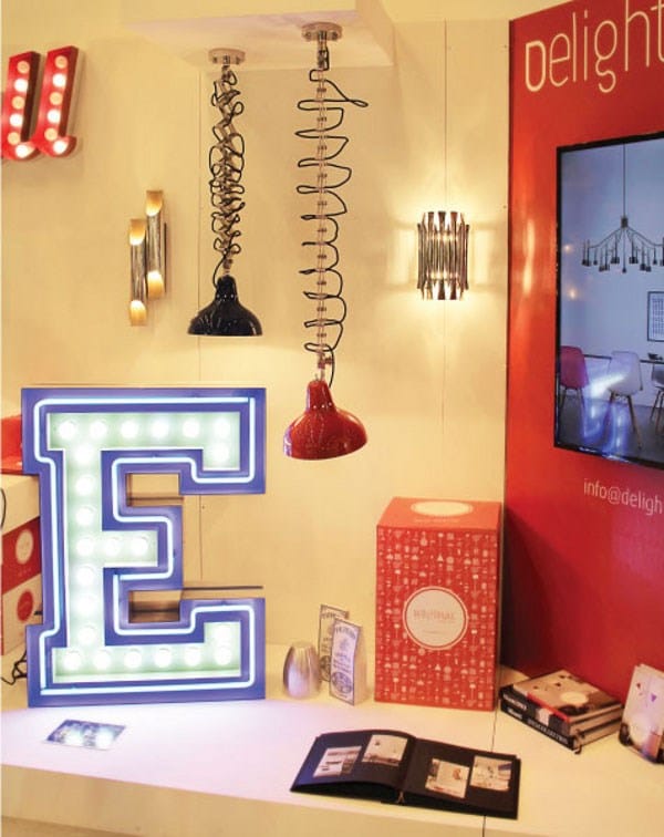 Light letter LETTER E By Delightfull