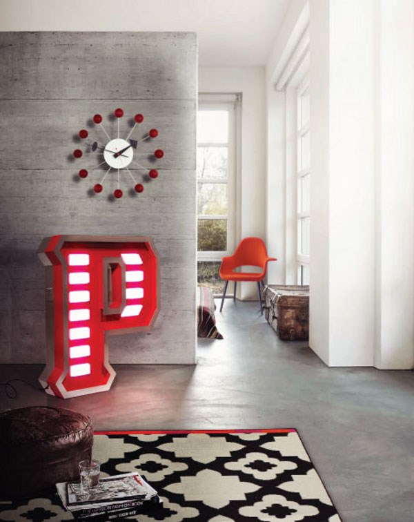 LETTER P Light letter By Delightfull