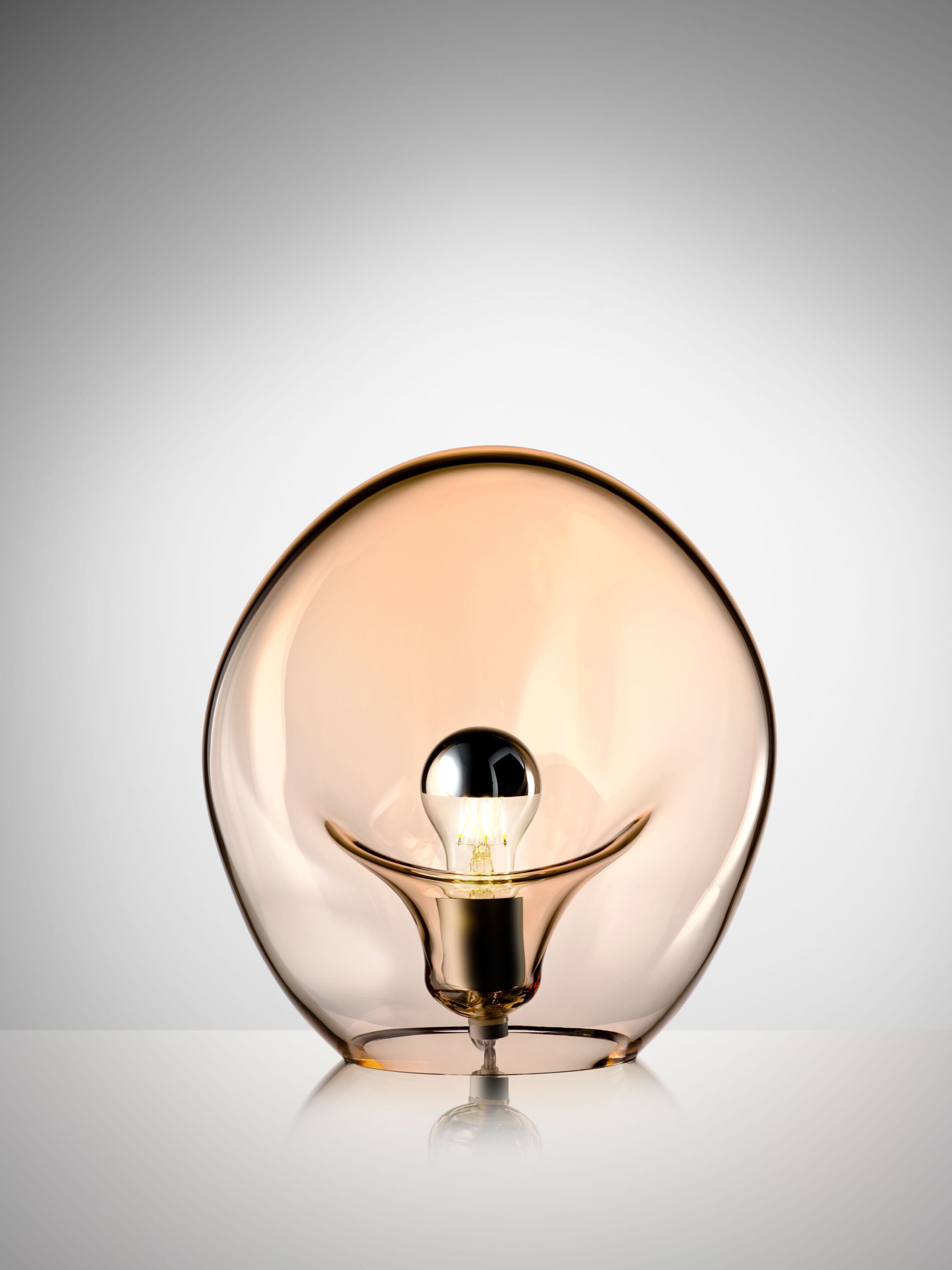 LIGHTBODY T LED glass table lamp By LEUCOS | design Jörg Hugo