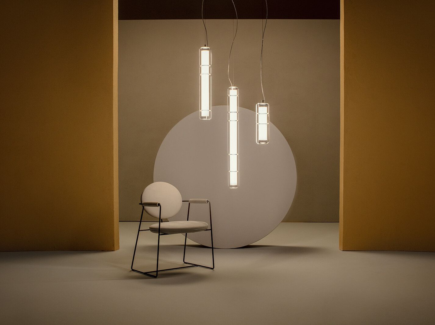STACKING S 30 V Pendant lamp By LEUCOS | design David Rockwell