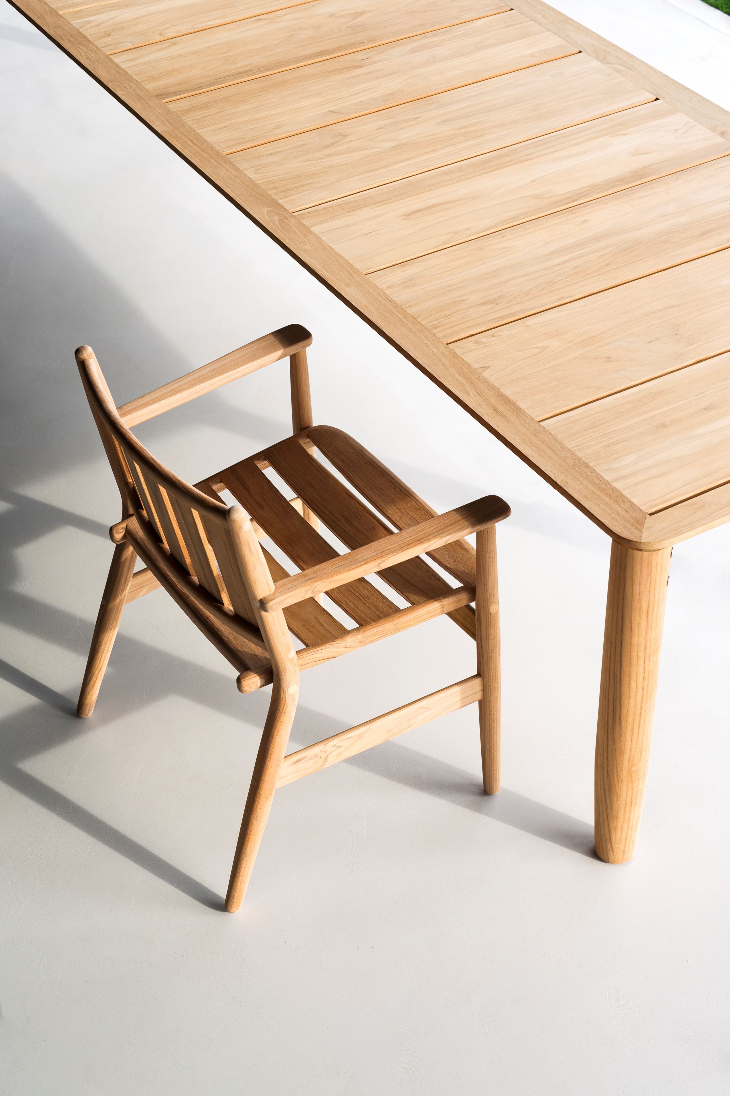 Teak garden chair with armrests LEVANTE 001 Levante Collection By RODA ...