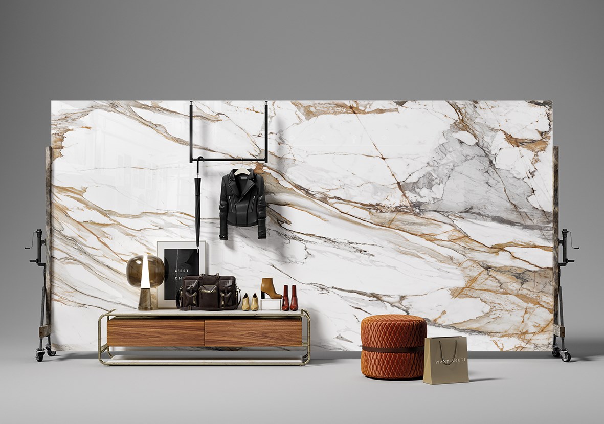 LEVEL MARMI Porcelain stoneware wall tiles with marble effect By Level ...