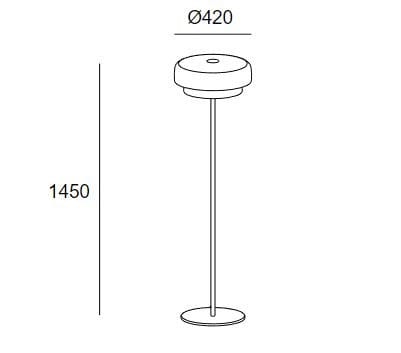 LEVELS LED glass floor lamp By LedsC4 | design Nahtrang