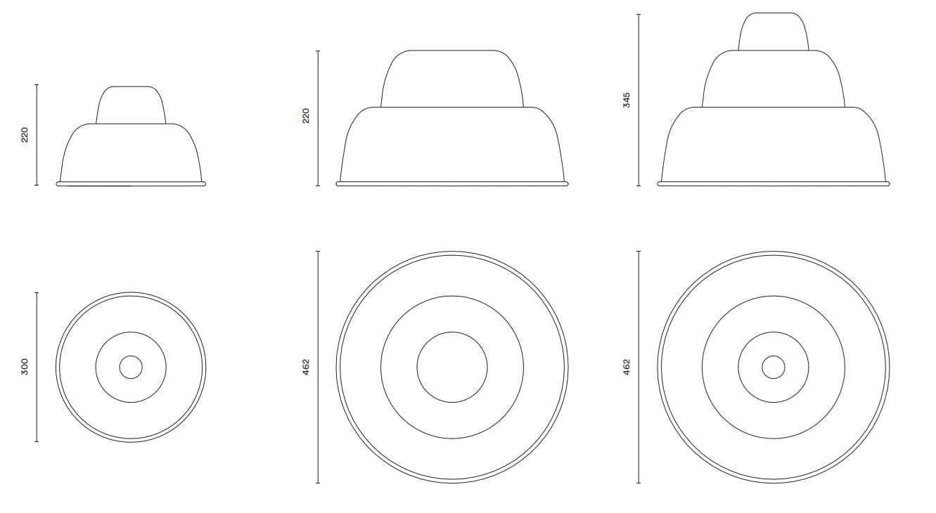 LEVELS | Luminária pendente By Hem design Form Us With Love