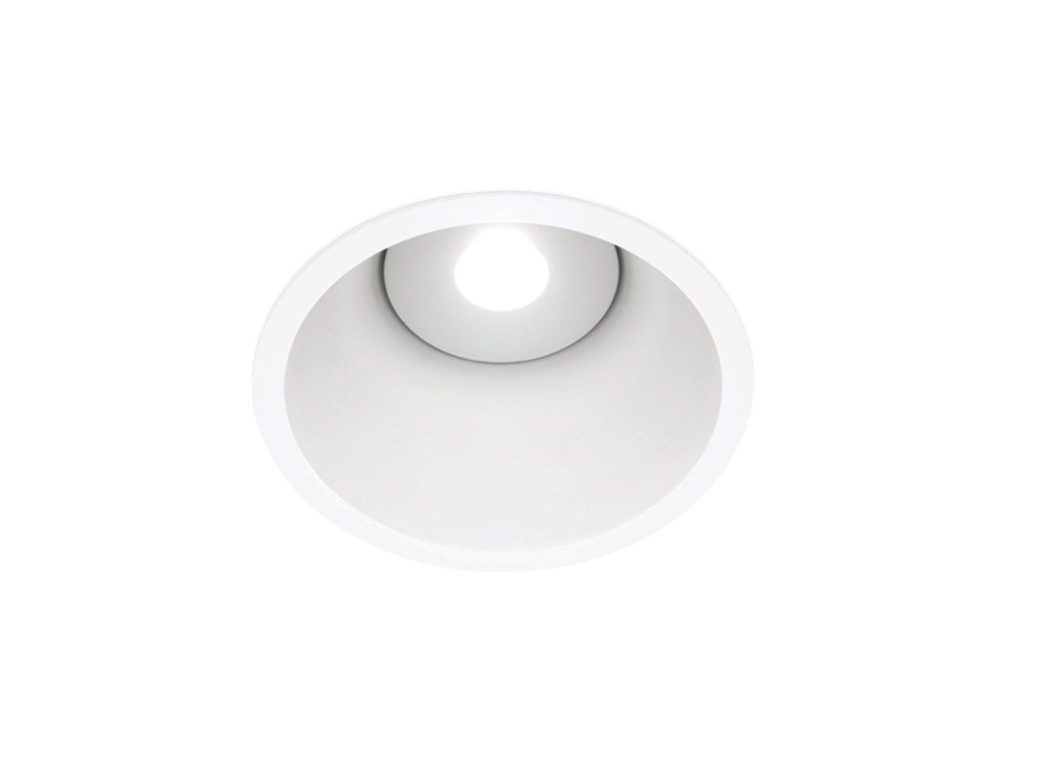 LEX MINI Recessed LED round aluminium spotlight By Arkoslight | design Rubén Saldaña