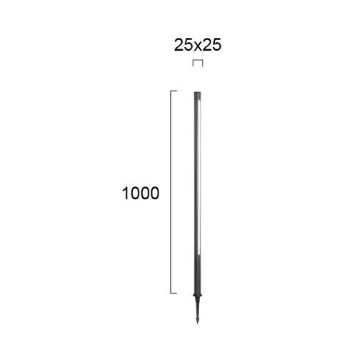 LIAM LED aluminium bollard light By Terzo Light