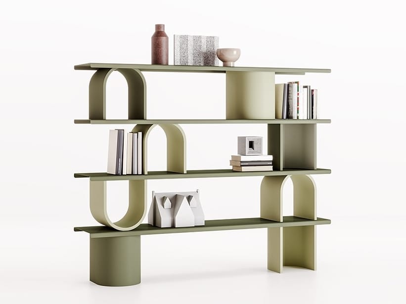 LIBERA ROUND bookcase By Ronda Design design Gino Carollo