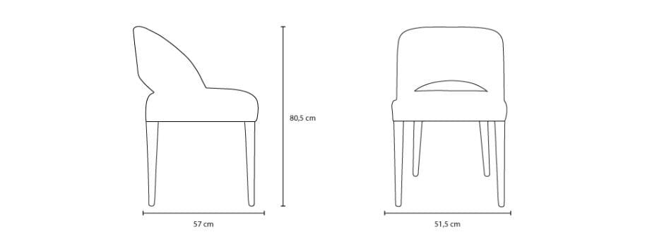 LIBRA Upholstered fabric chair By Tonon | design Matteo Nunziati