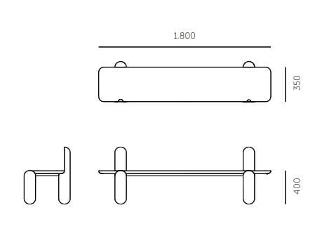 LIDO Cimento® bench By Cimento | design Parisotto+Formenton Architetti