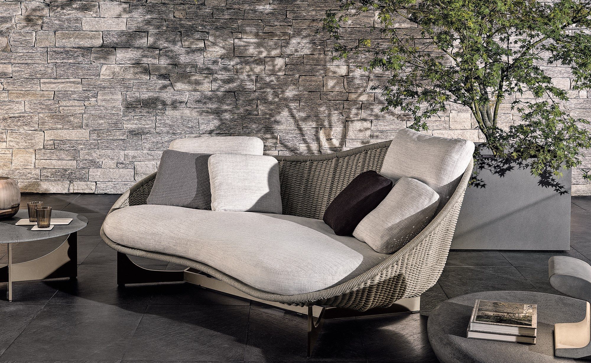 LIDO CORD OUTDOOR | Garden sofa Lido Cord Outdoor Collection By Minotti ...