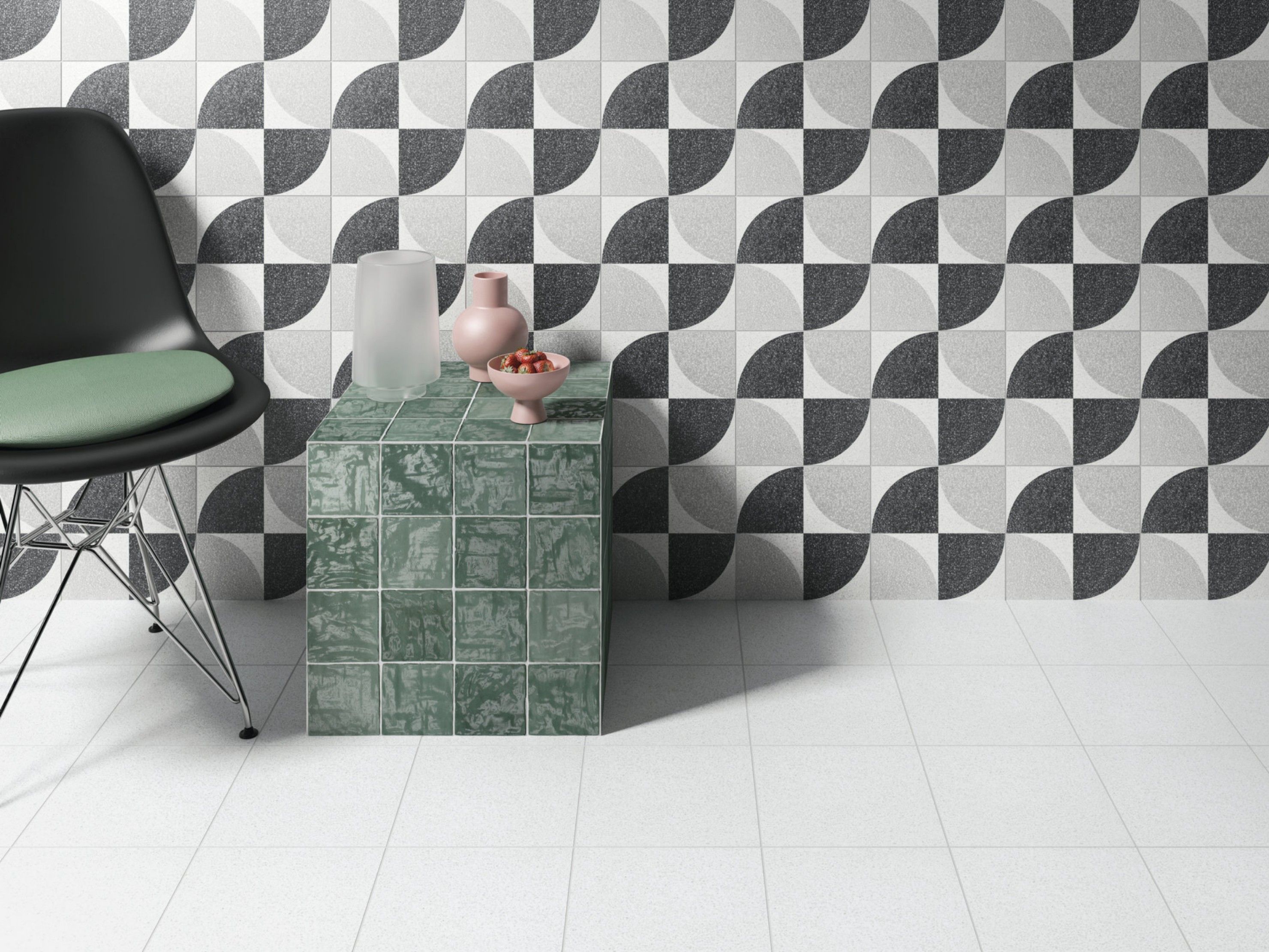 Revestimiento de pared/suelo efecto azulejos hidráulicos para ...