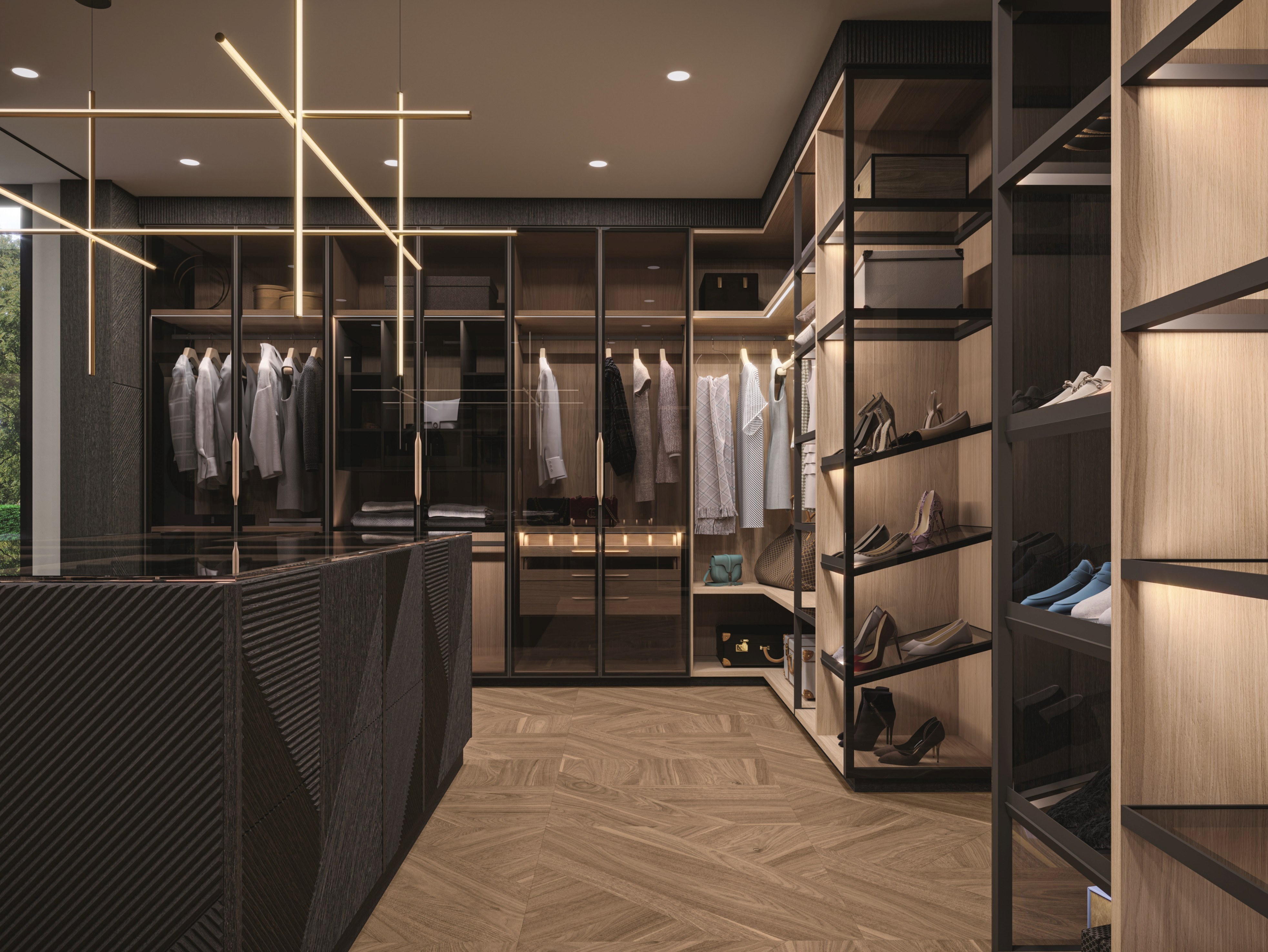 LIFE Walk-in wardrobe By Arte Brotto
