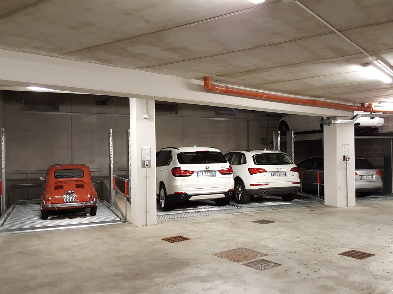 PARCHEGGI MECCANIZZATI E BOX A SCOMPARSA Sistema di parcheggio ...