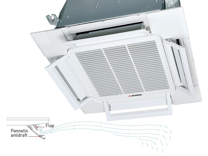 LIGHT COMMERCIAL R32 60x60 FDTC VH Cassette mono-split air conditioning ...