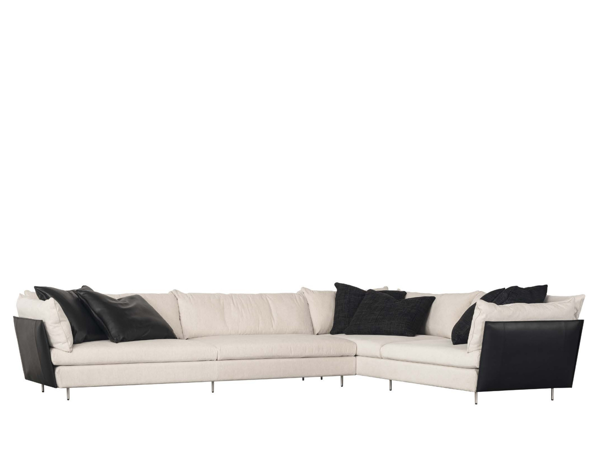 LIGHT FIELD Modular fabric sofa with removable cover By Ritzwell ...