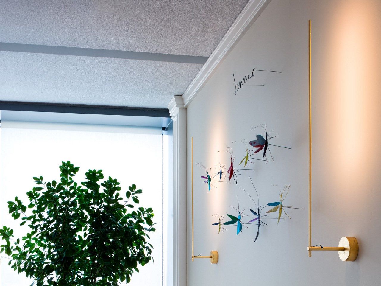 LED metal wall lamp LIGHT STICK V By Catellani & Smith design Enzo ...