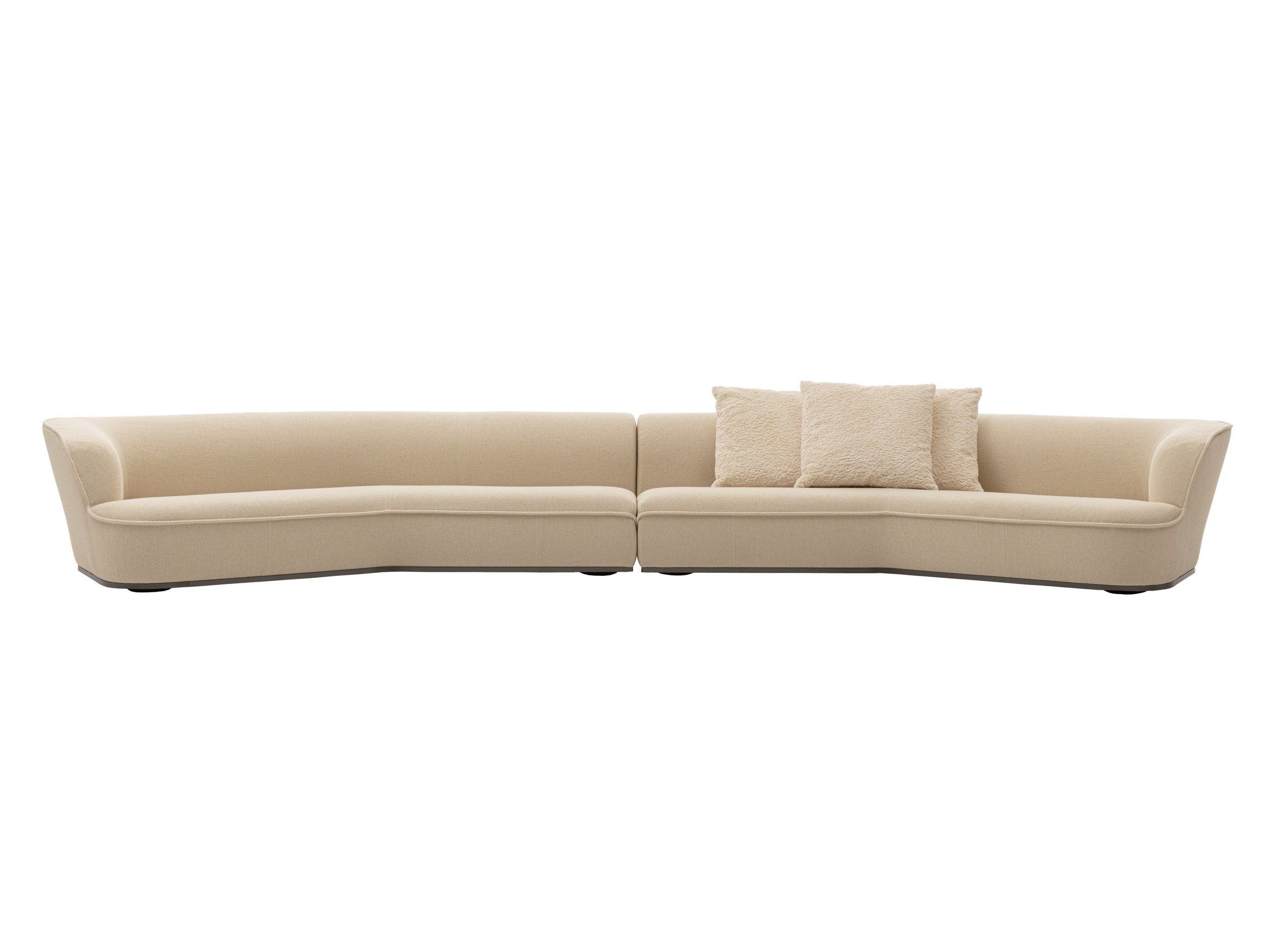 LILUM | Curved sofa Sectional curved fabric sofa By Maxalto | design ...