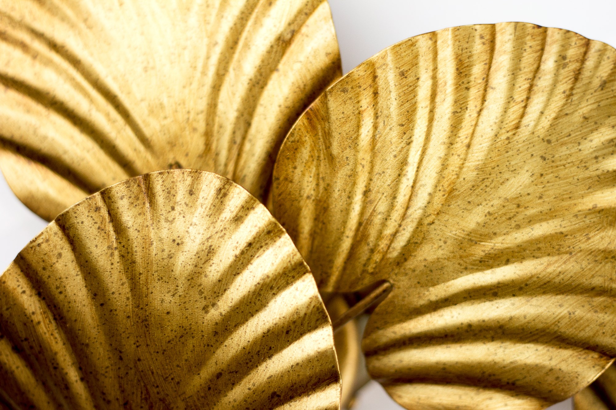 Handmade metal wall lamp LILY ROUND Lily Collection By Abrissi
