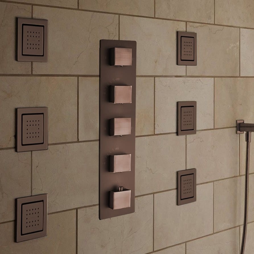 LIMA ULTRA | Shower set with flexible hose Recessed shower set with ...