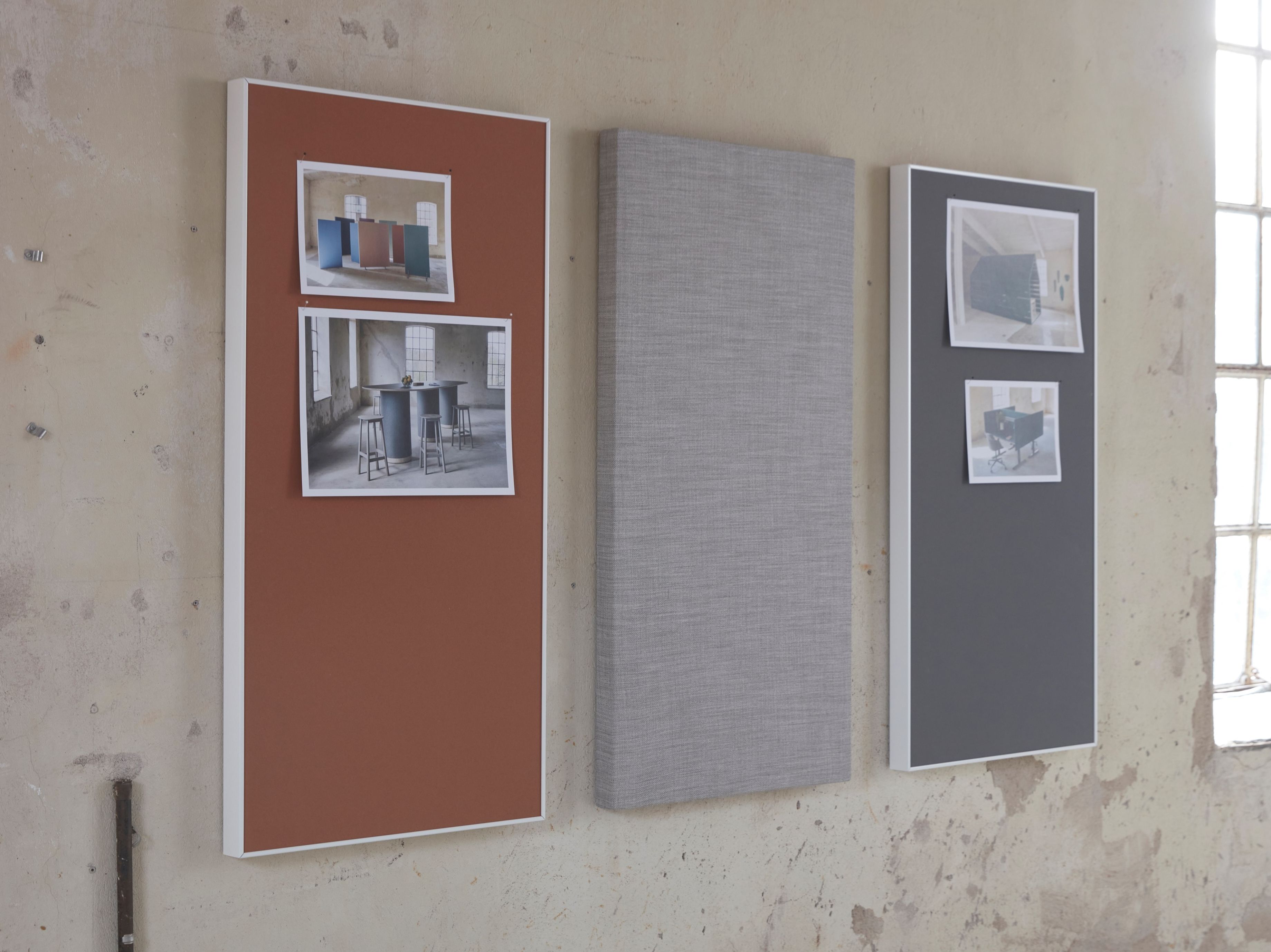 Wall-mounted cork office whiteboard LIMBUS BULLETIN By Glimakra of Sweden