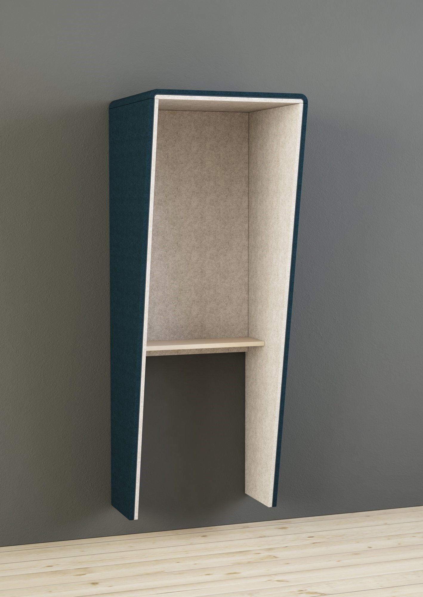 LIMBUS PHONE BOOTH | Wall-mounted office booth By Glimakra of Sweden