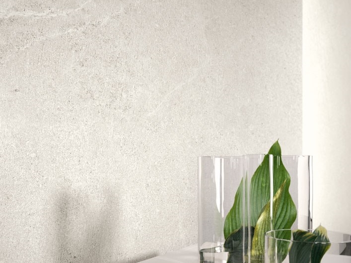 Porcelain stoneware wall/floor tiles with stone effect LIMESTONE - CLAY ...