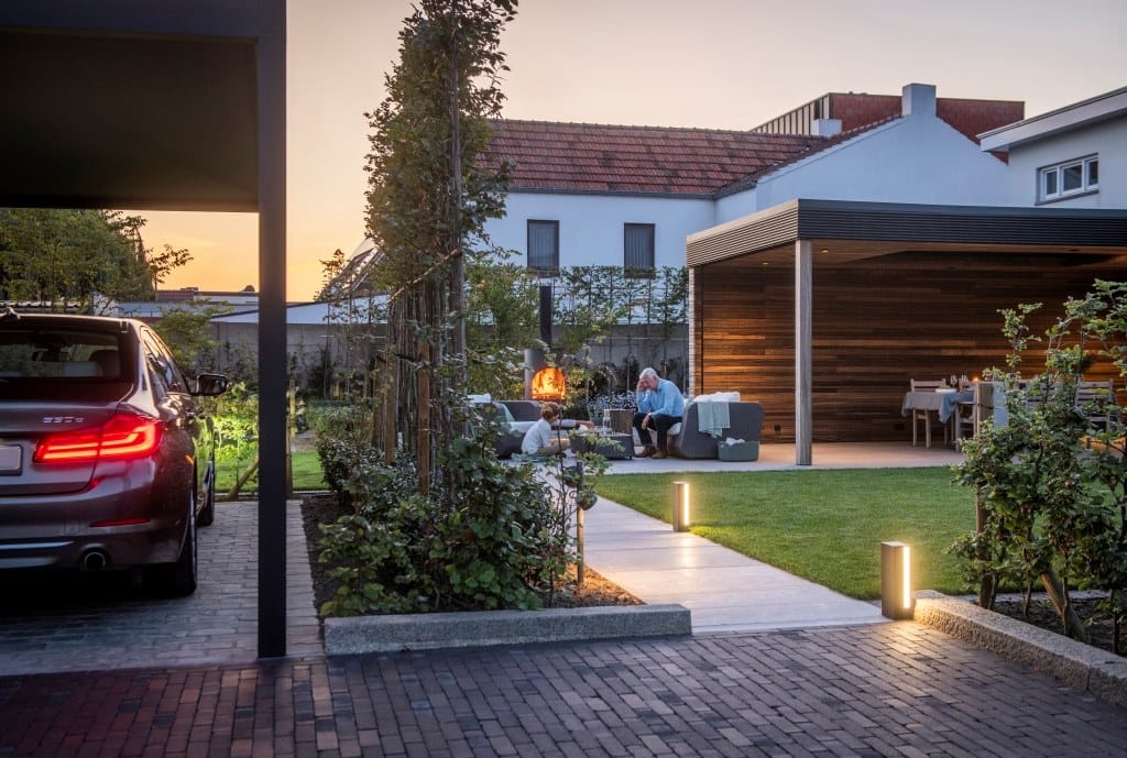 LINARTE LED metal bollard light By RENSON