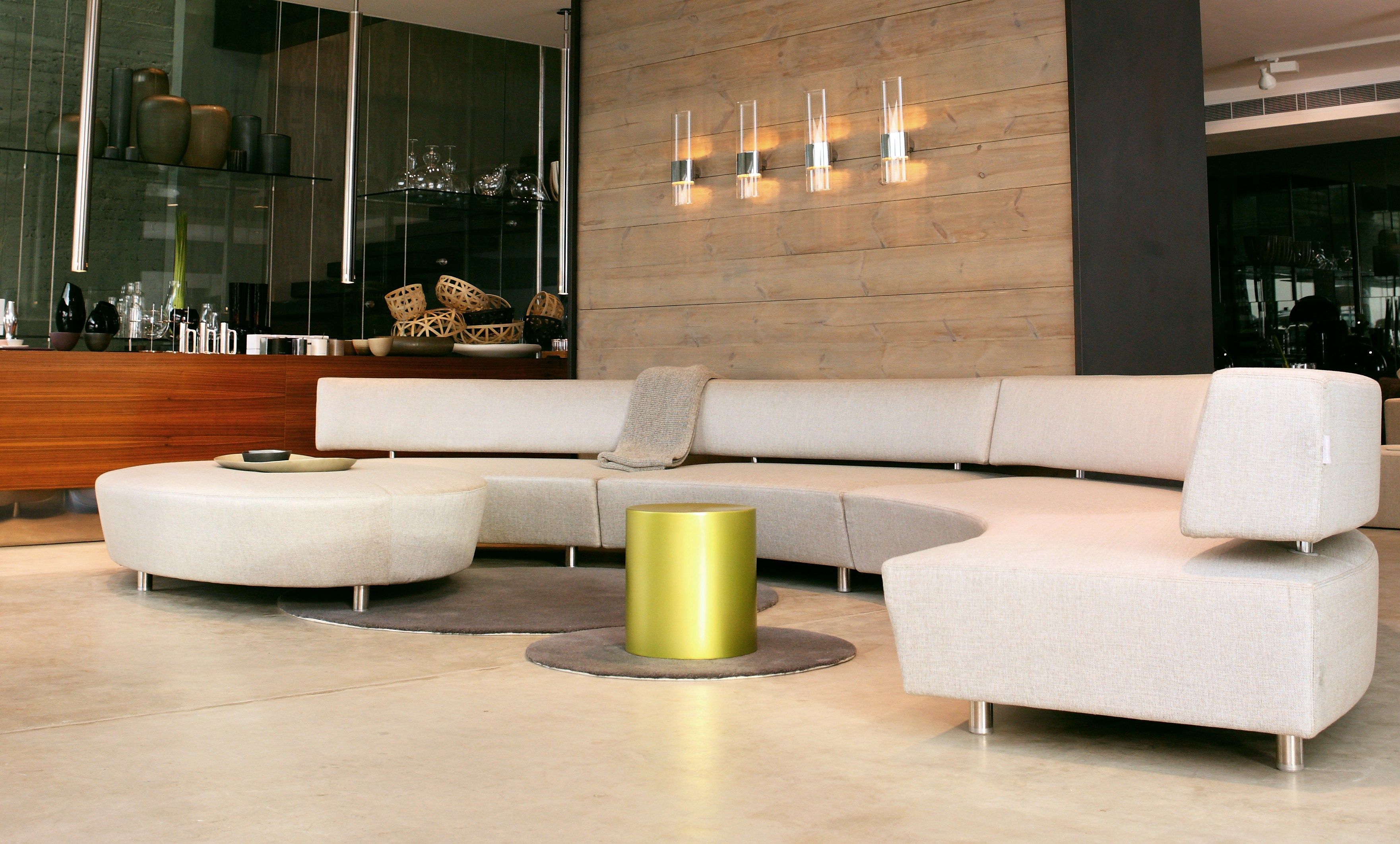 Indirect light Pyrex® wall lamp LINE - 147/149 By Oluce design ...