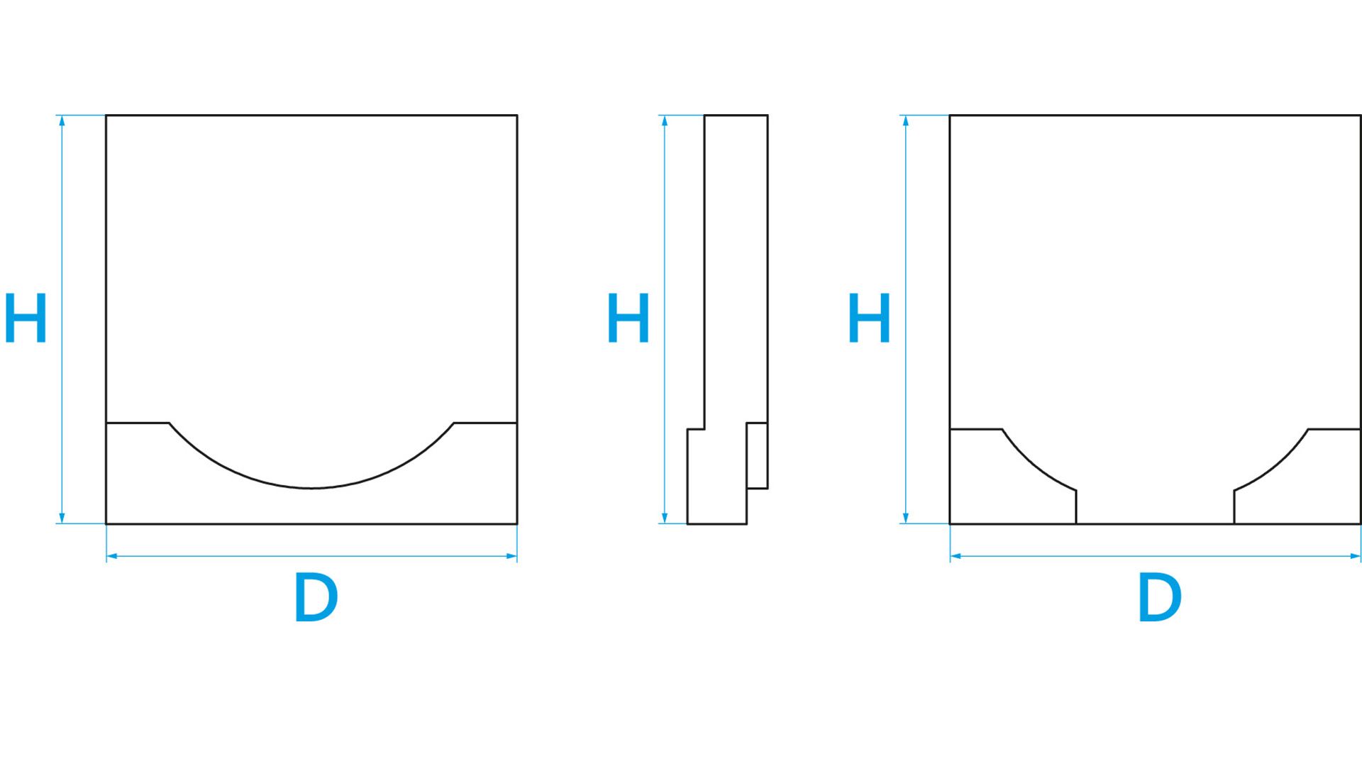 Concrete Drainage channel and part LINE end cap By Pircher
