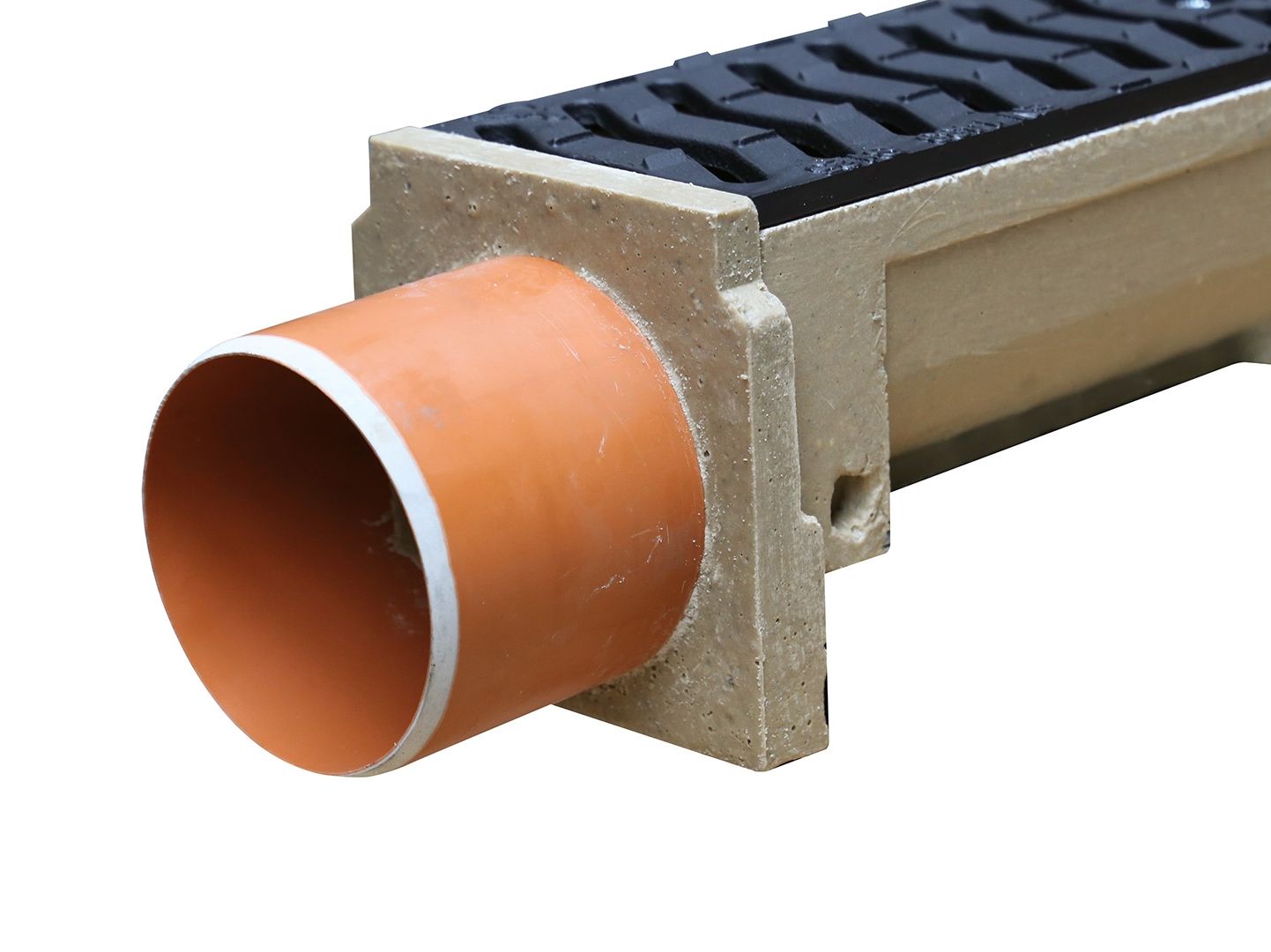 LINE end cap Concrete Drainage channel and part By Pircher