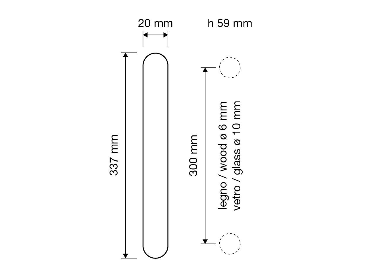 JENNY Pull handle By LINEA CALI'