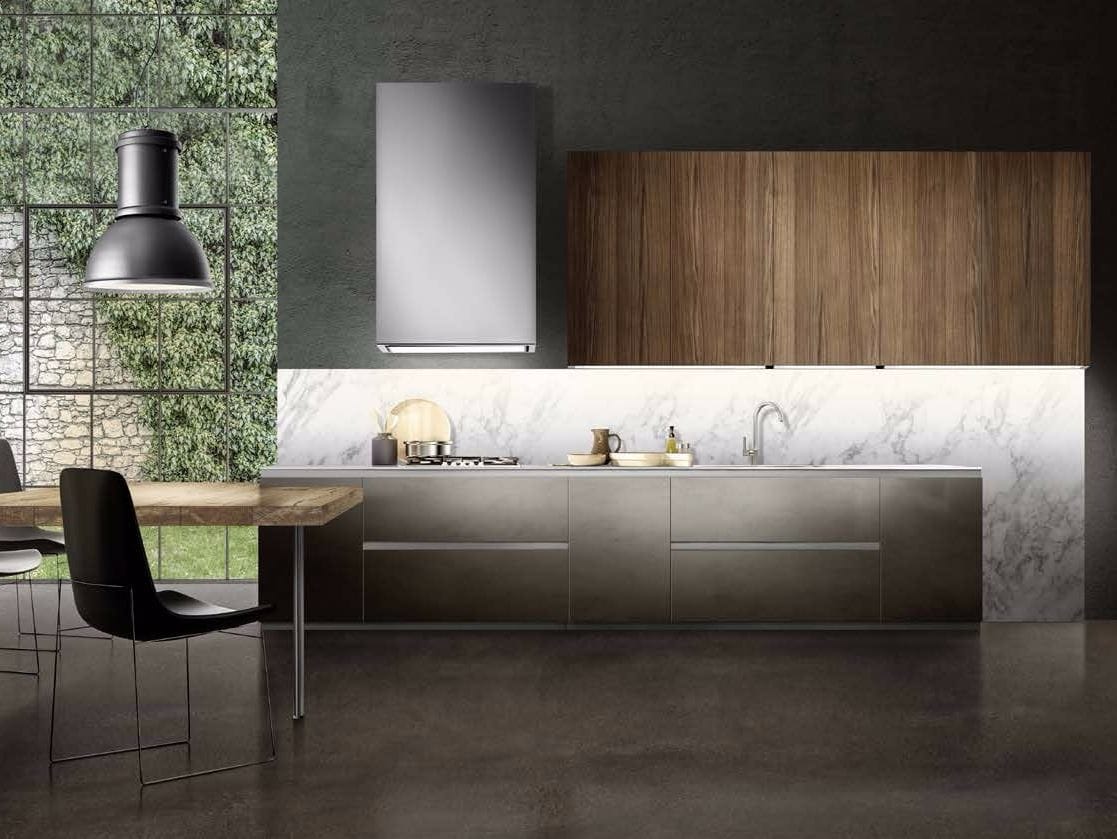 LINEA 01 Cucina componibile con maniglie integrate By Composit | design Piergiorgio Cazzaniga