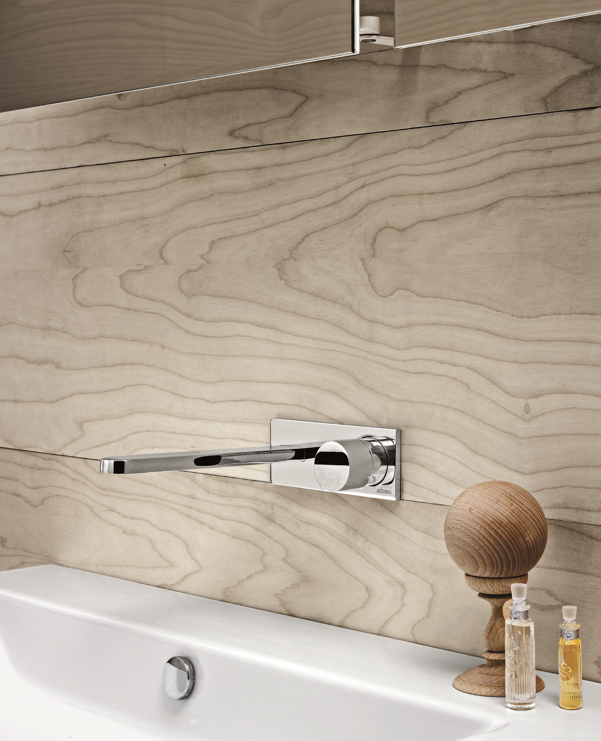 LINEA | Washbasin tap with plate Linea Collection By AZZURRA sanitari ...