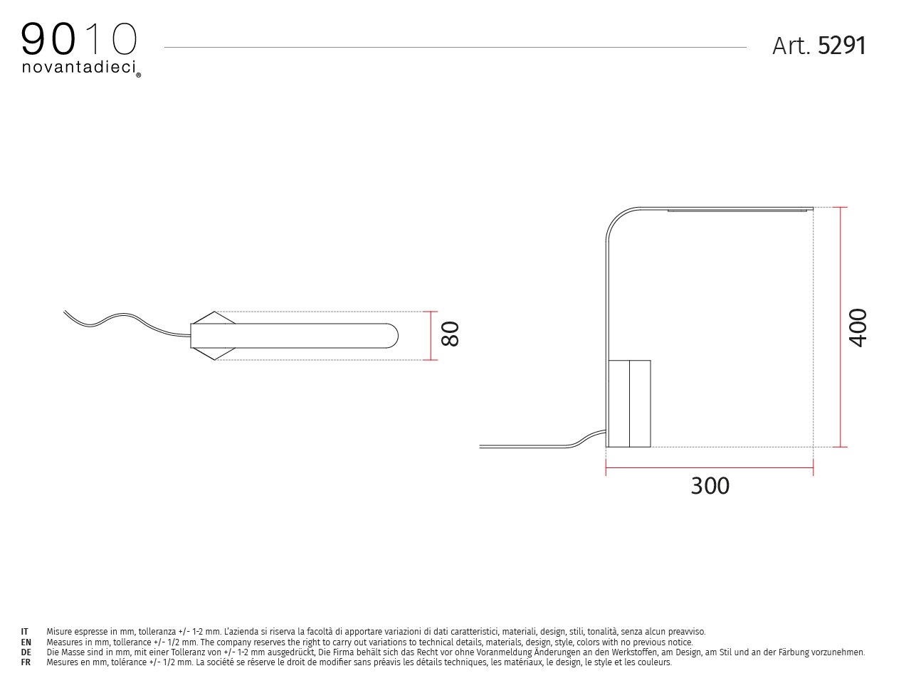 LINEAR | Desk lamp LED Cristaly® / Alumite® table lamp By 9010 ...