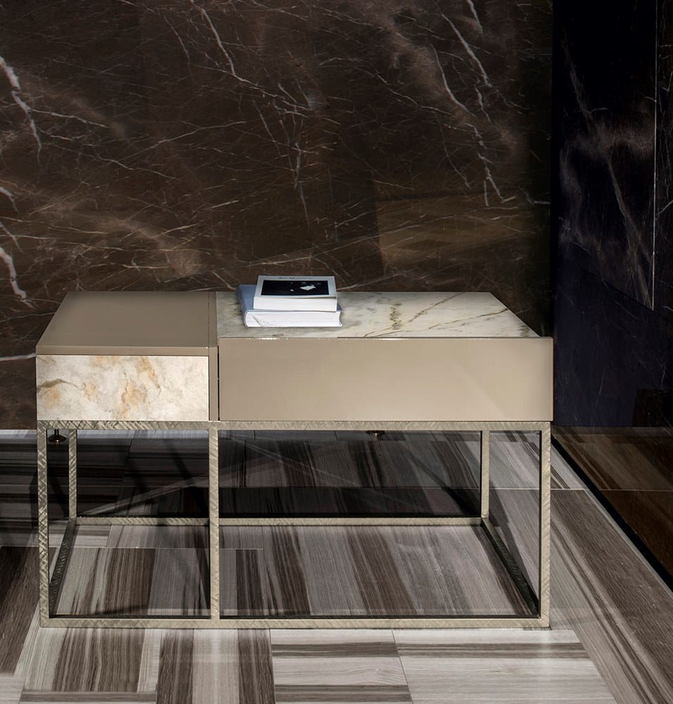 LINEUP | Bedside table Lineup Collection By HESSENTIA | Cornelio Cappellini design Claudio ...