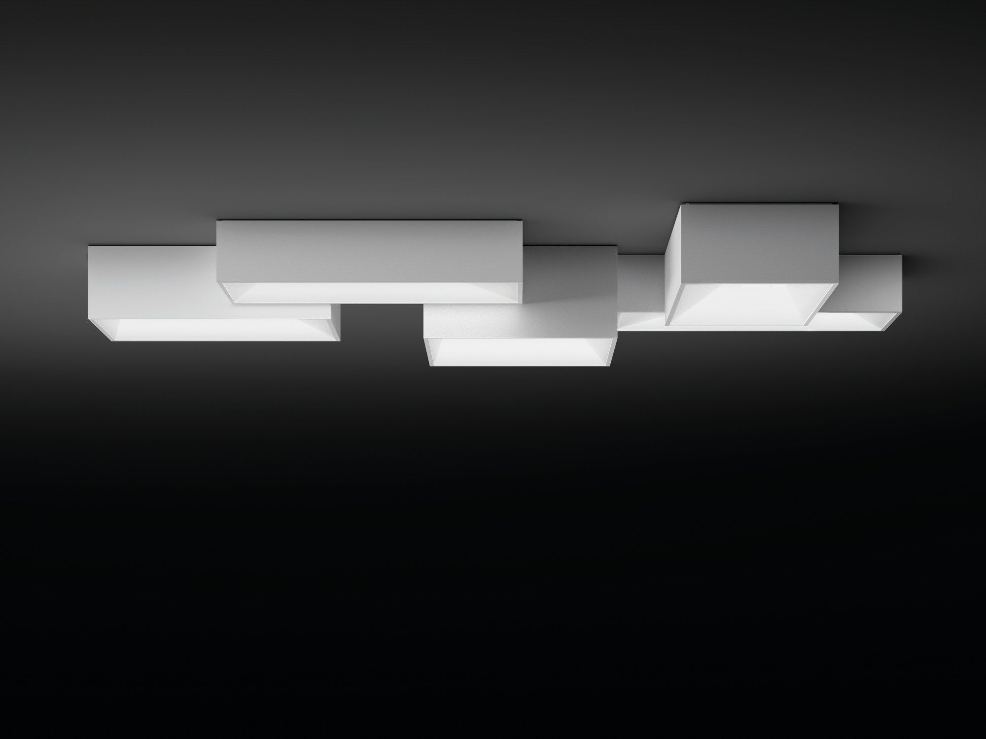 Lampada da soffitto modulare LINK By Vibia design Ramón Esteve