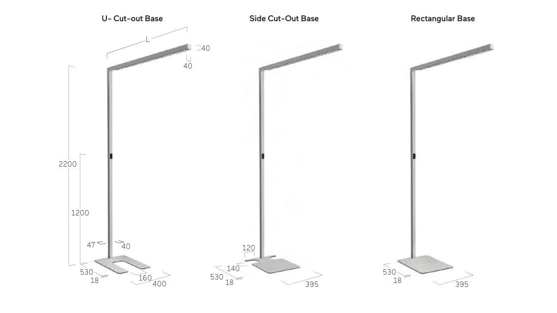 LIQUID LINE SX Floor lamp By Lightnet