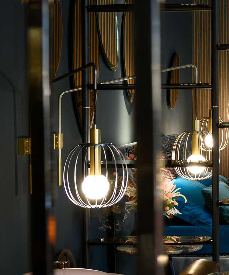 LIRA LED metal wall lamp By Borzalino | design Luca Roccadadria