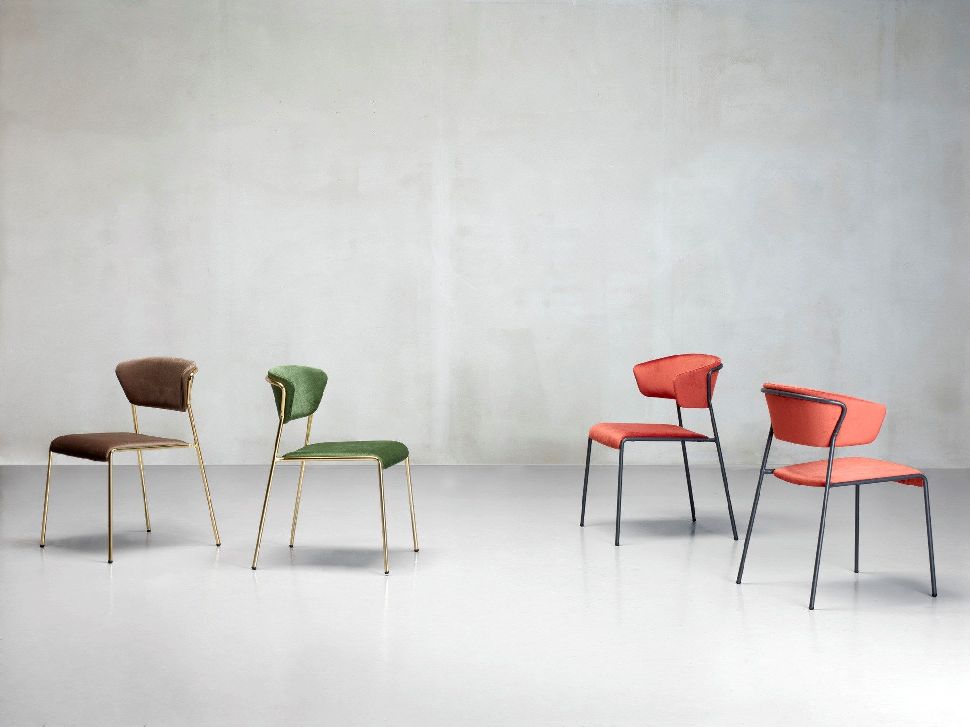 LISA | Fabric chair By SCAB DESIGN design Marcello Ziliani