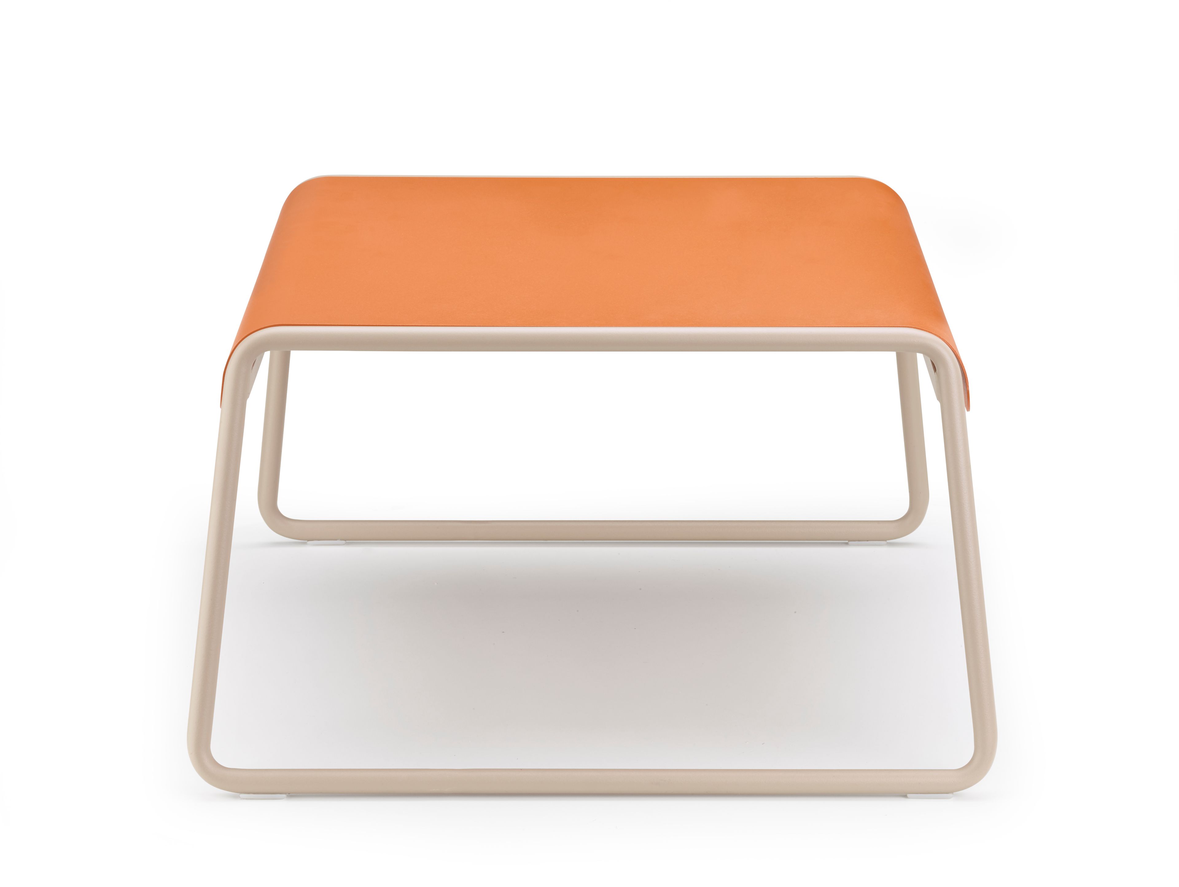 LISA LOUNGE | Garden side table Sled base rectangular steel coffee ...