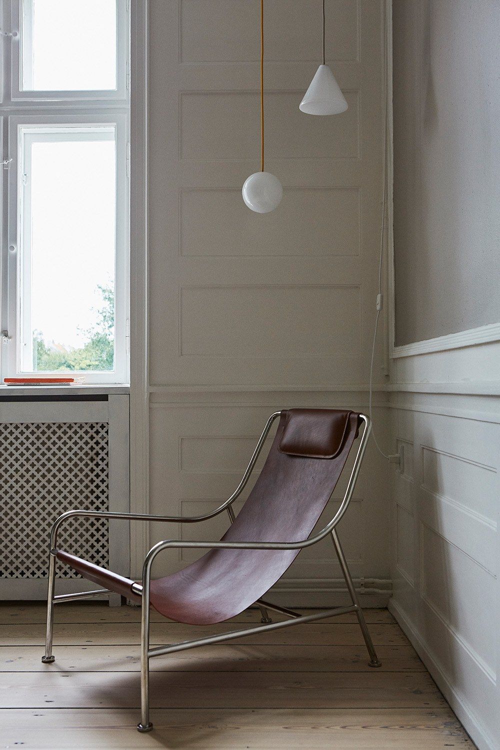 Leather lounge chair with armrests LISBOA By MOR DESIGN design Keiji ...