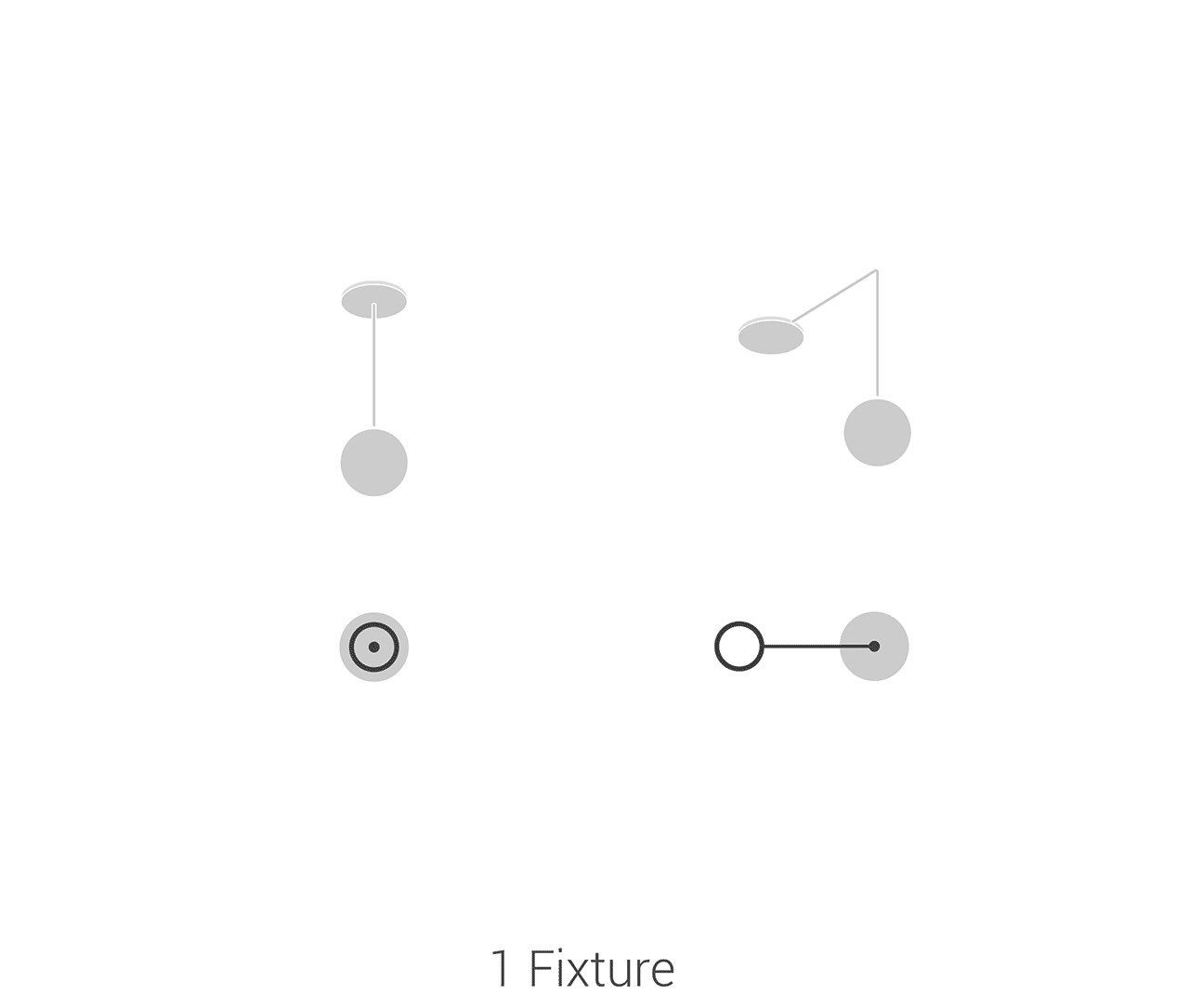 LED polycarbonate and acrylic pendant lamp LITHIUM By Two Parts design ...