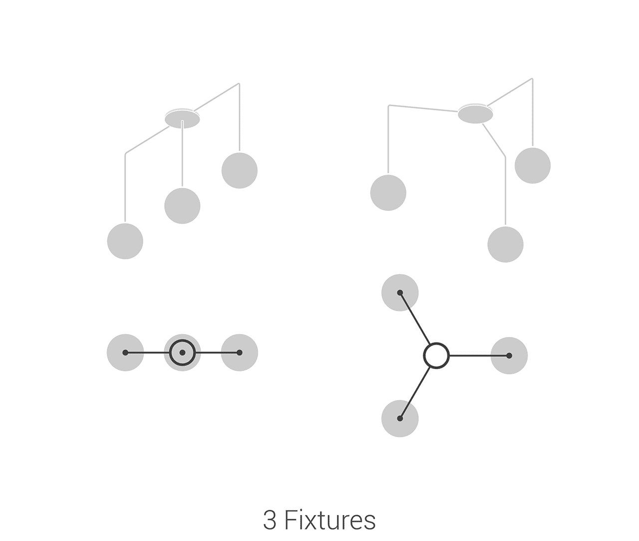 LED polycarbonate and acrylic pendant lamp LITHIUM By Two Parts design ...