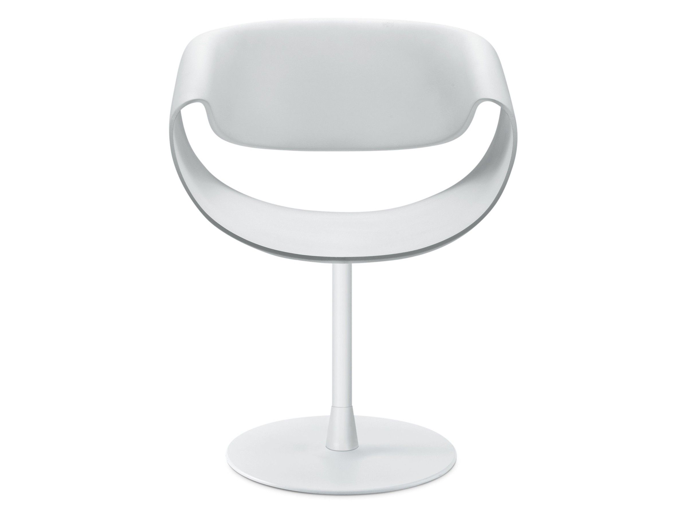 LITTLE PERILLO Swivel chair in plastic and circular base in aluminum By ...
