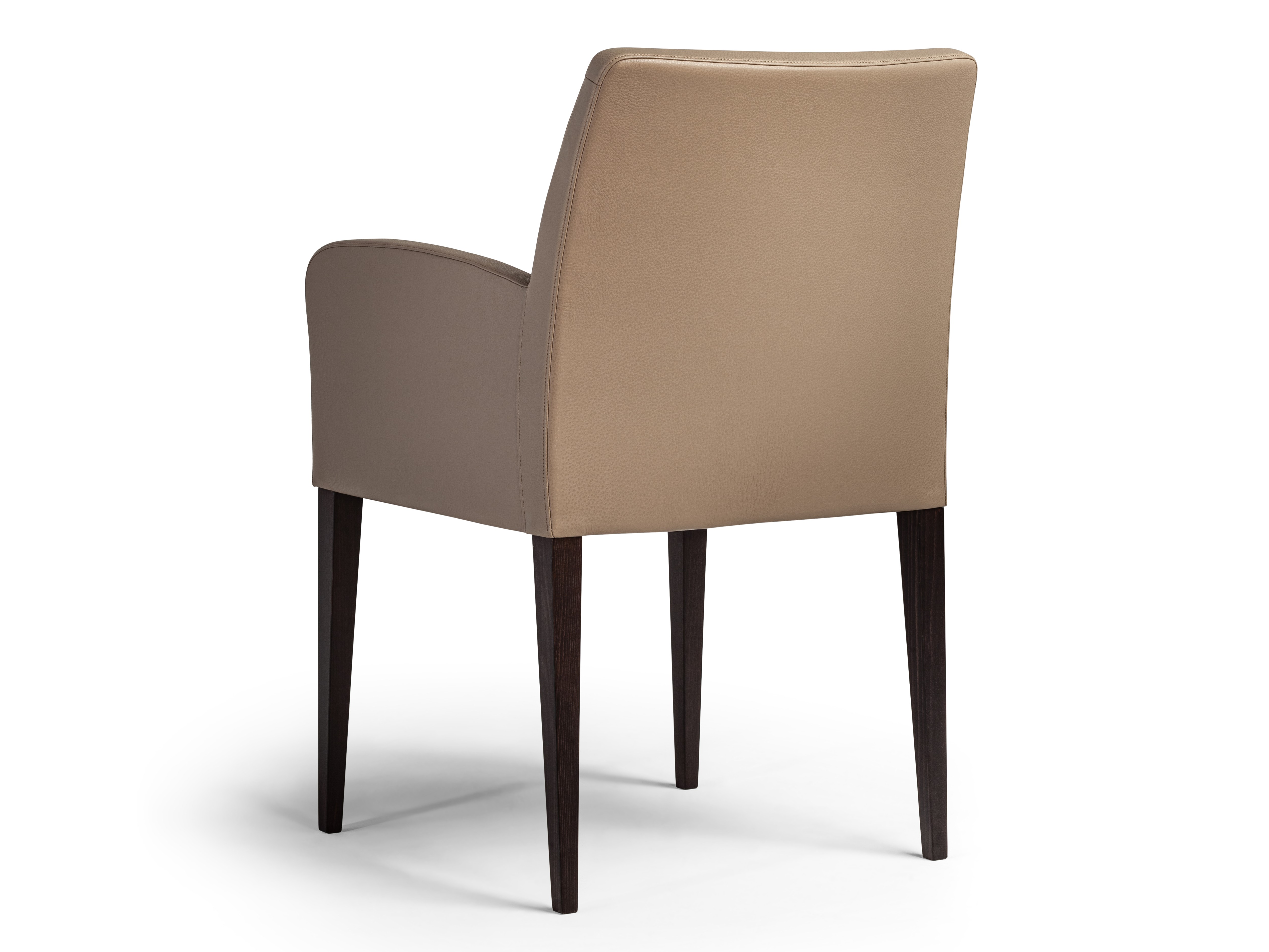 LIZ | Chair with armrests Leather chair with armrests By Poltrona Frau
