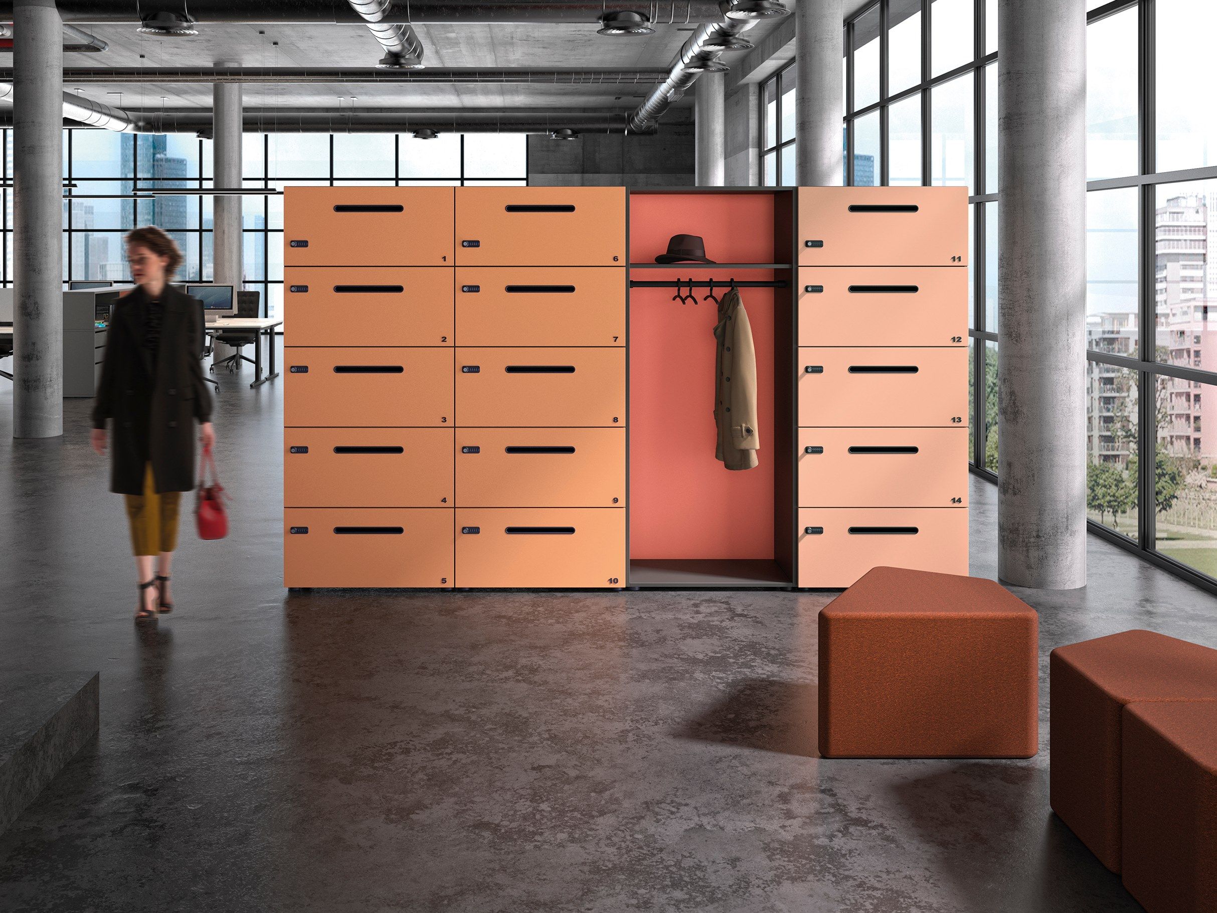 LOCKERS Safe-deposit box By Werner works