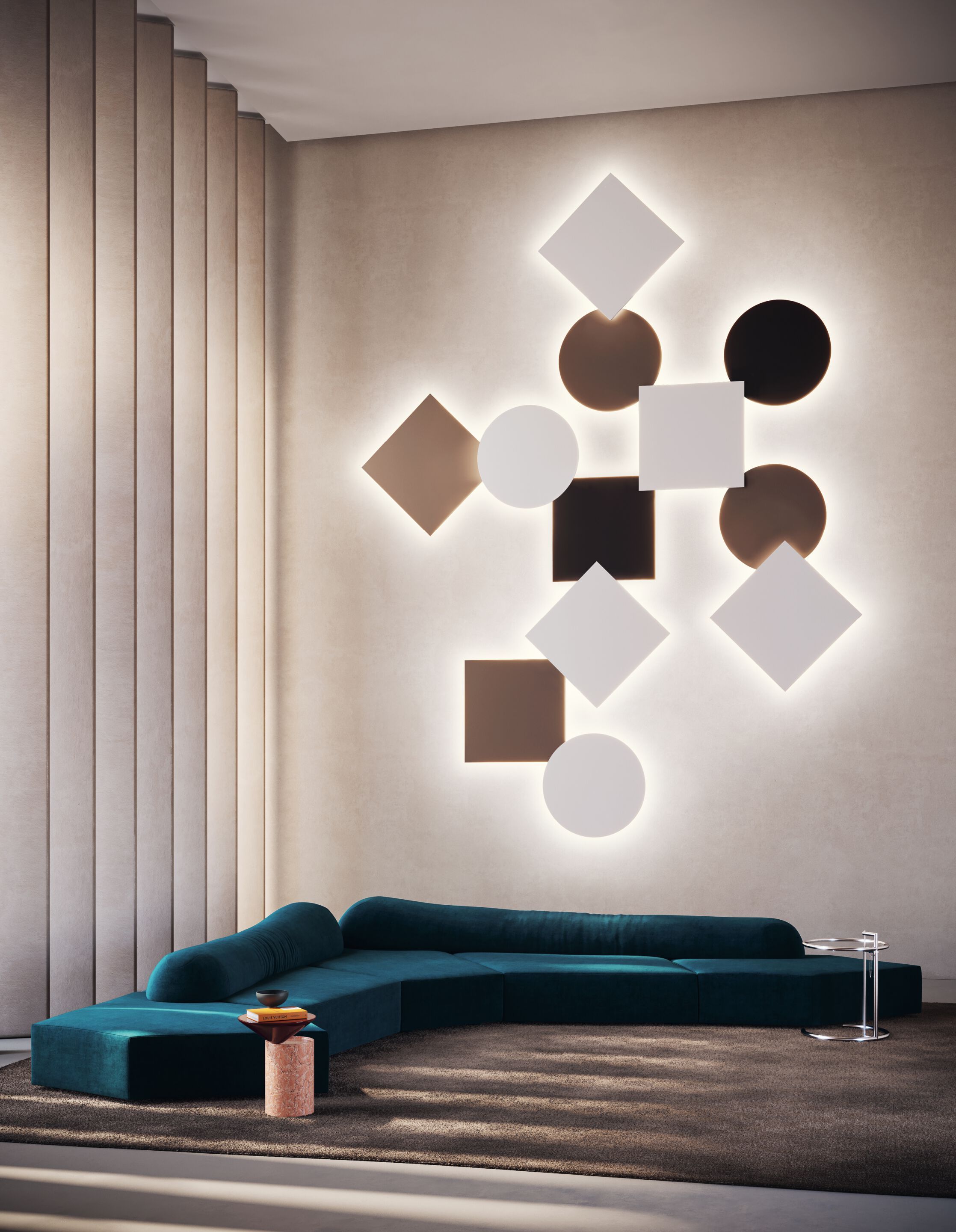 PUZZLE MEGA MDF wall lamp / ceiling lamp By LODES